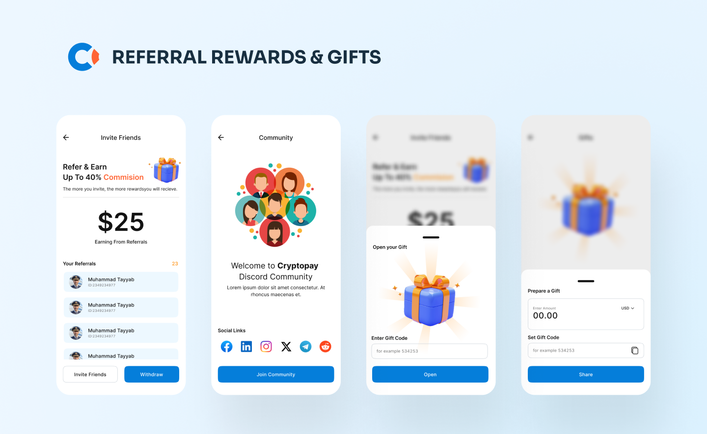 CryptoPay UI Kit — Flutter Crypto Wallet with Virtual & Physical Cards ...