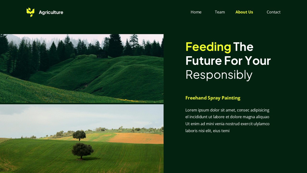 Agriculture Presentation Template, Presentation Templates | GraphicRiver