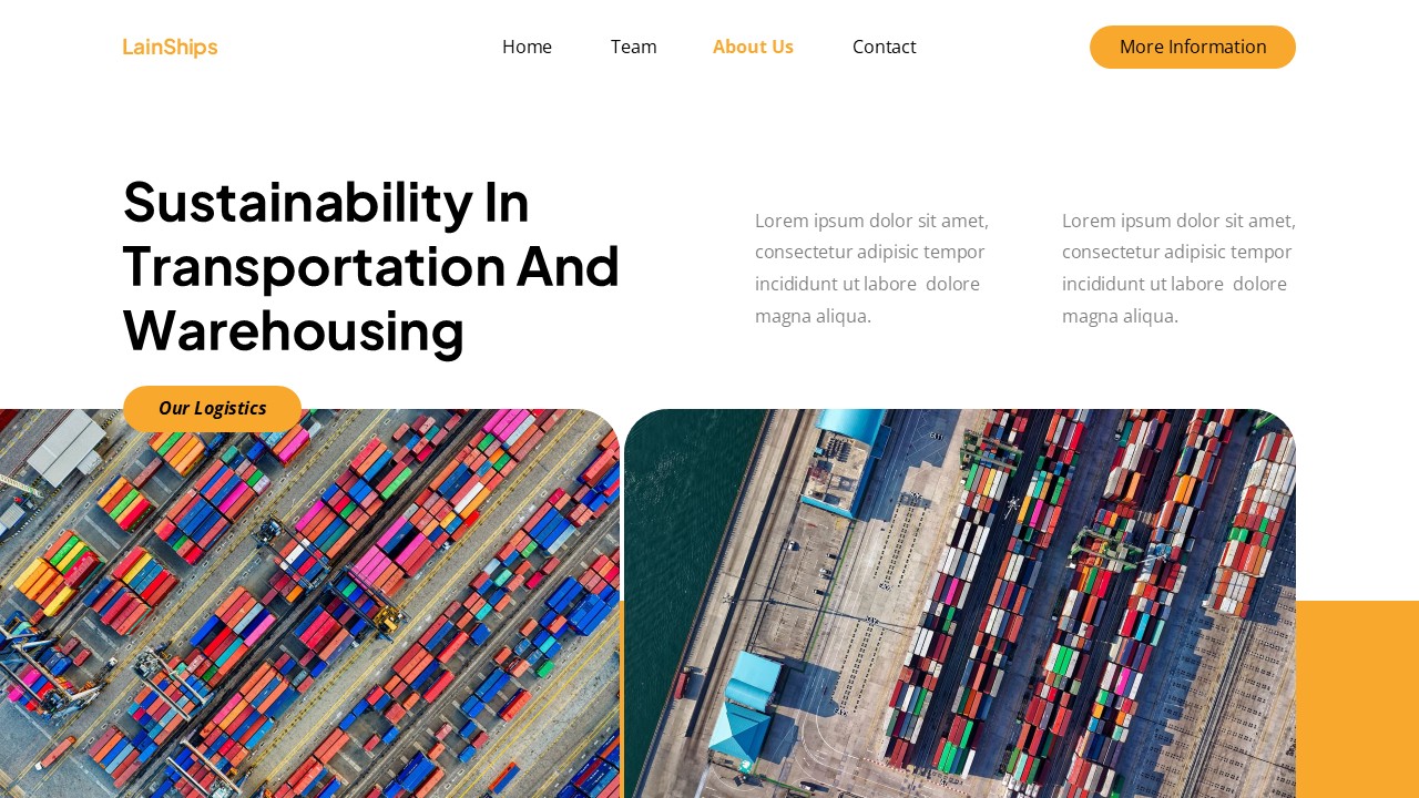 Logistics Presentation Template, Presentation Templates | GraphicRiver