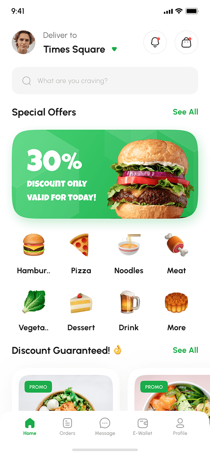 Foodu - Food Delivery React Native CLI App Ui Kit by lalastudio12 ...