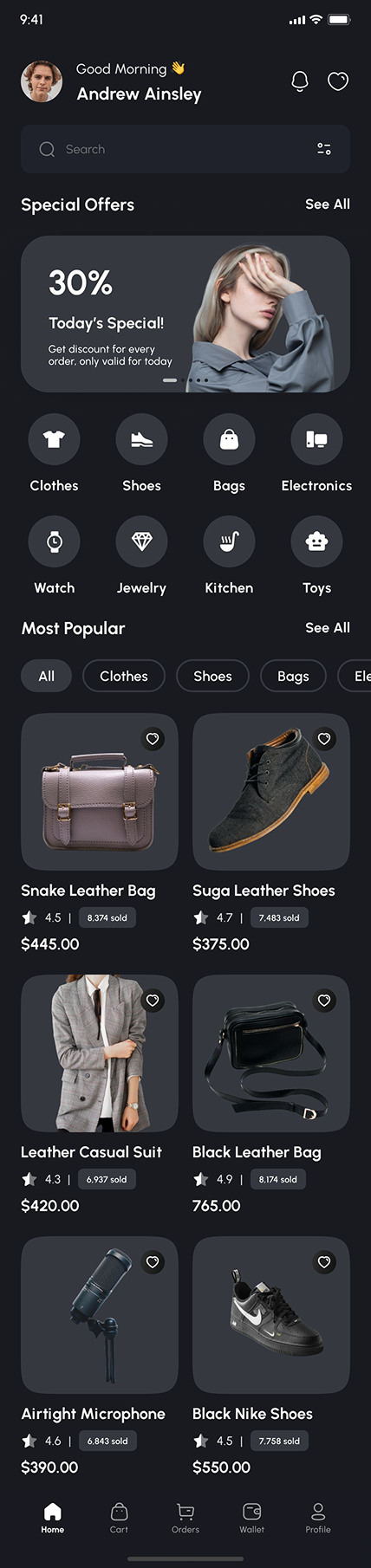 Evira - Ecommerce React Native Expo App Ui Kit by lalastudio12 | CodeCanyon