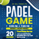 Padel Tournament Flyer, Print Templates | GraphicRiver