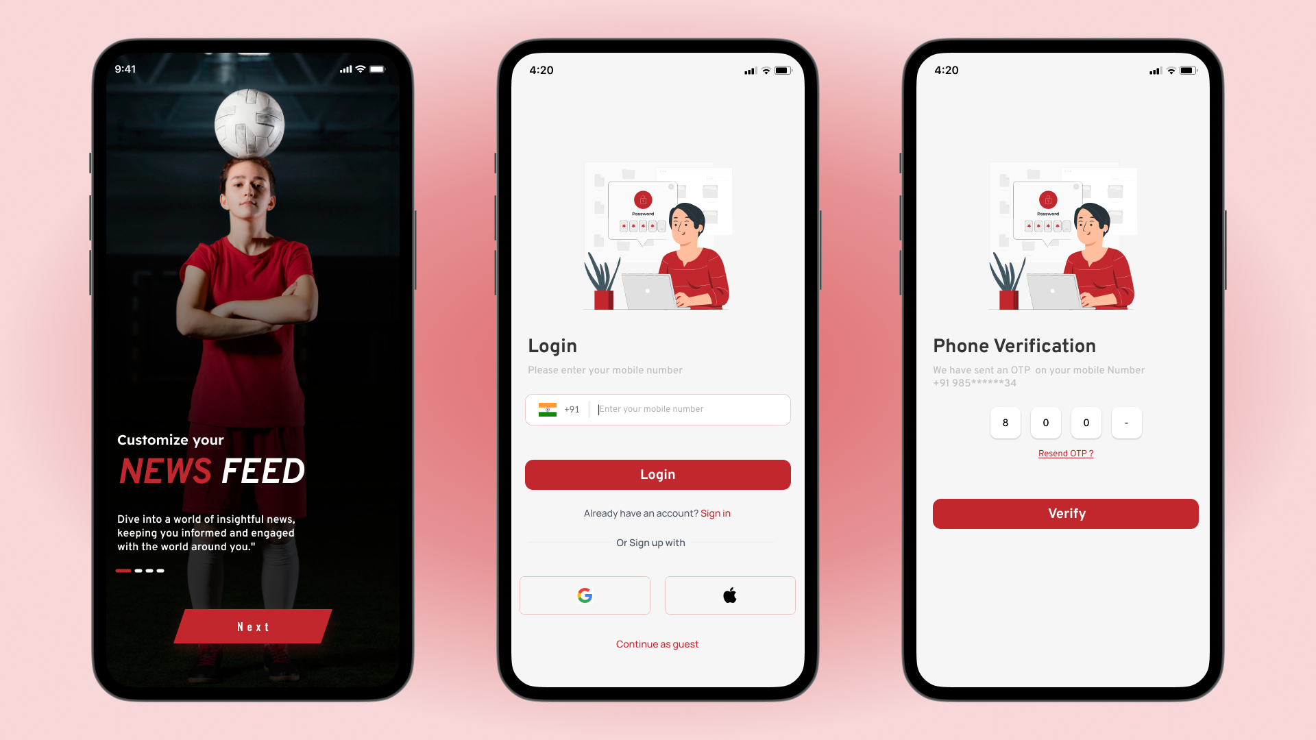 DTNews - Flutter News App (Android, iOS & Web) with Admin & Reporter Panel, Polling & Live ...
