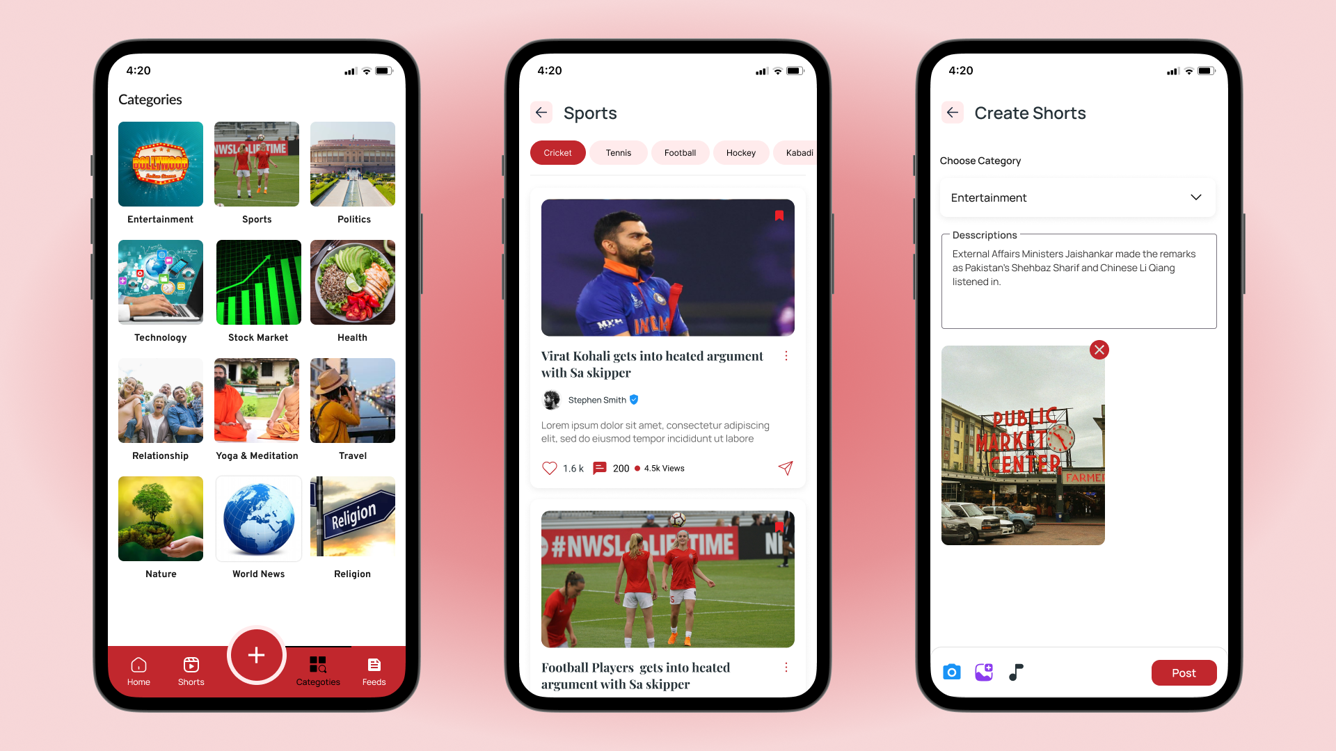 DTNews - Flutter News App (Android, iOS & Web) with Admin & Reporter Panel, Polling & Live ...