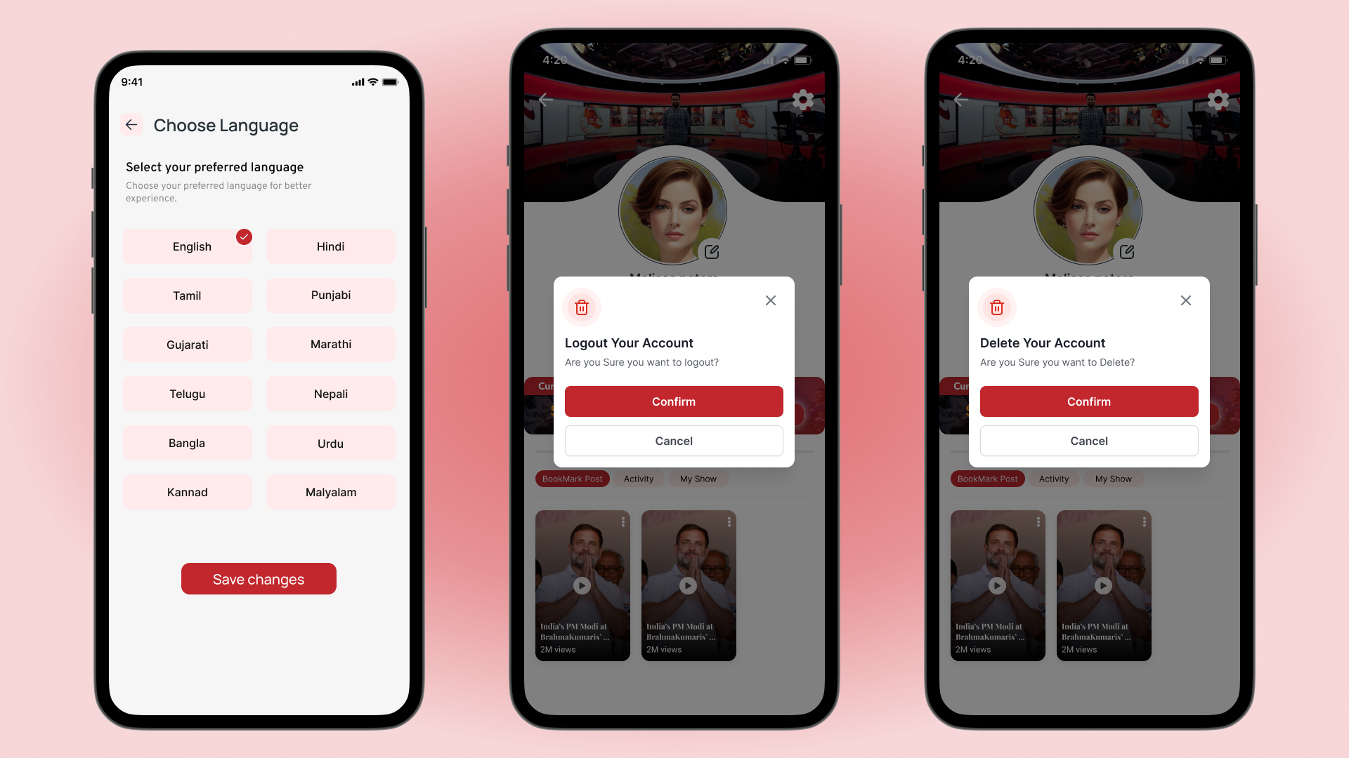 DTNews - Flutter News App (Android, iOS & Web) with Admin & Reporter Panel, Polling & Live ...