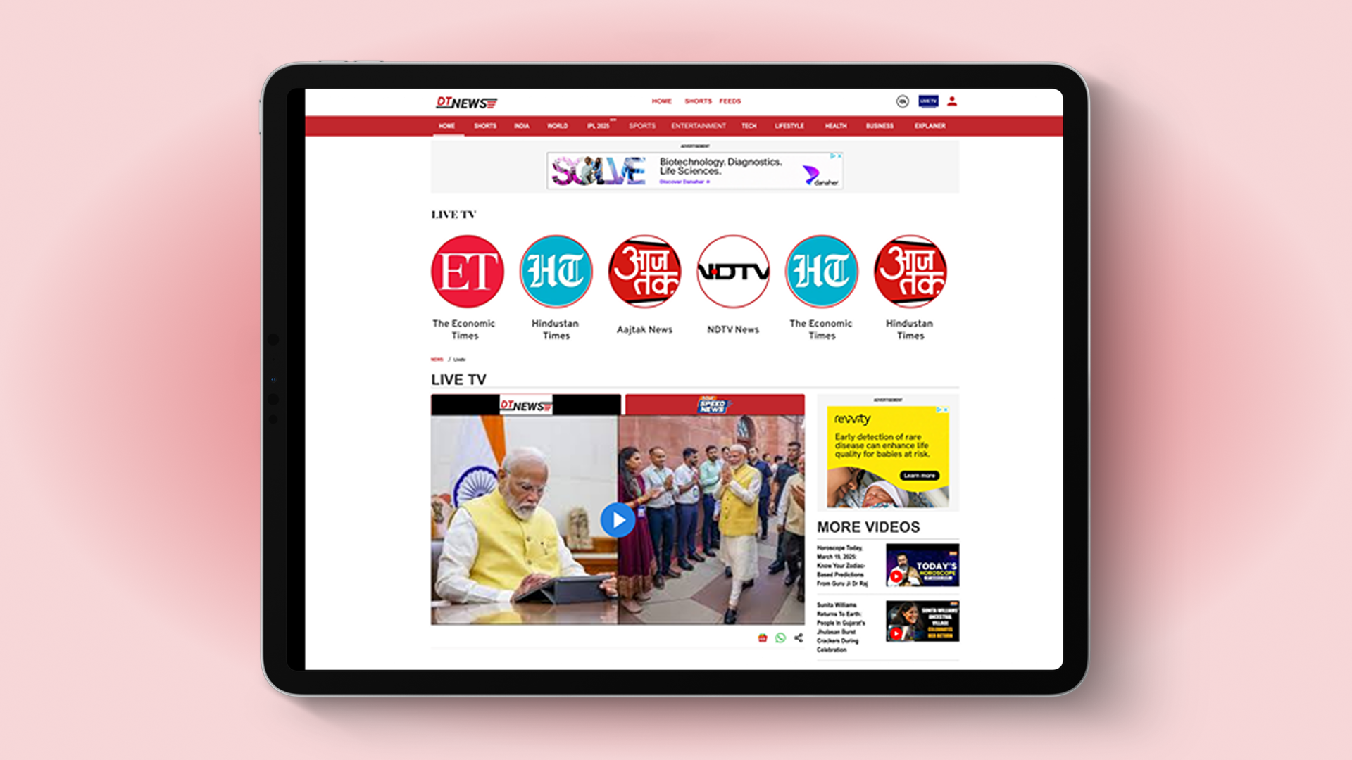DTNews - Flutter News App (Android, iOS & Web) with Admin & Reporter Panel, Polling & Live ...