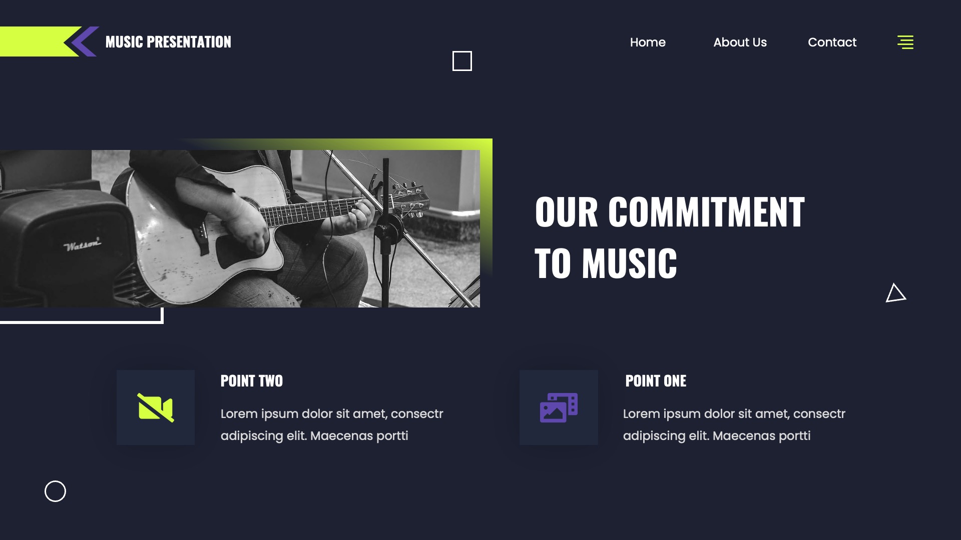 Music Keynote Template, Presentation Templates | GraphicRiver