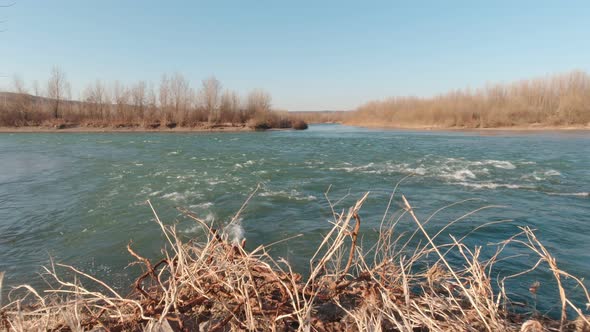Bifurcation Of The River, Stock Footage | VideoHive