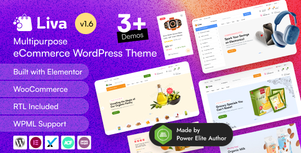 Liva - Multipurpose eCommerce WordPress Theme by EnvyTheme | ThemeForest