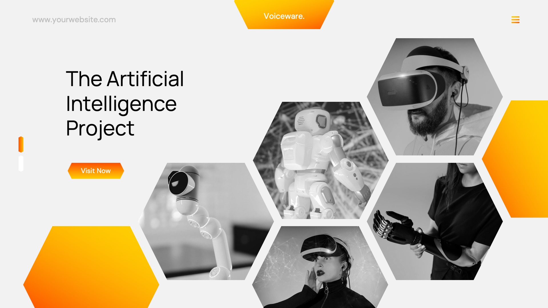Artificial Intelligence Powerpoint Template, Presentation Templates