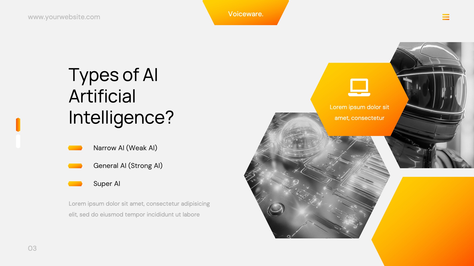 Artificial Intelligence Google Slide Template, Presentation Templates
