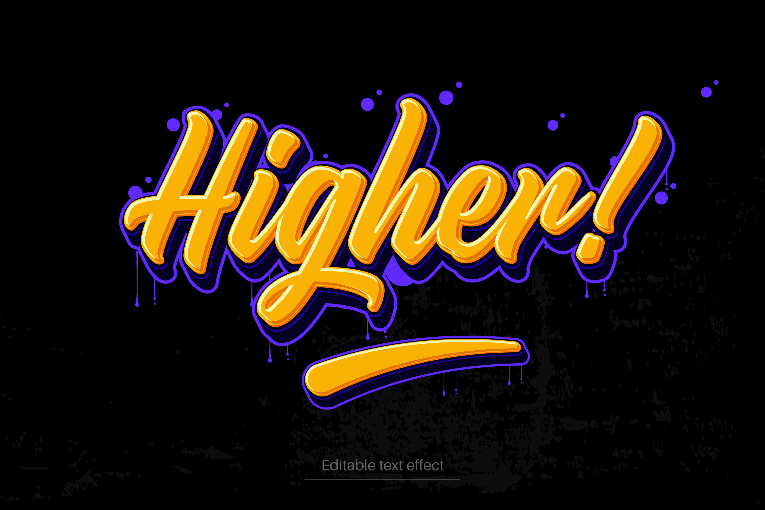 Vibrant Vector Lettering – Editable Text Effect for Stunning Designs ...