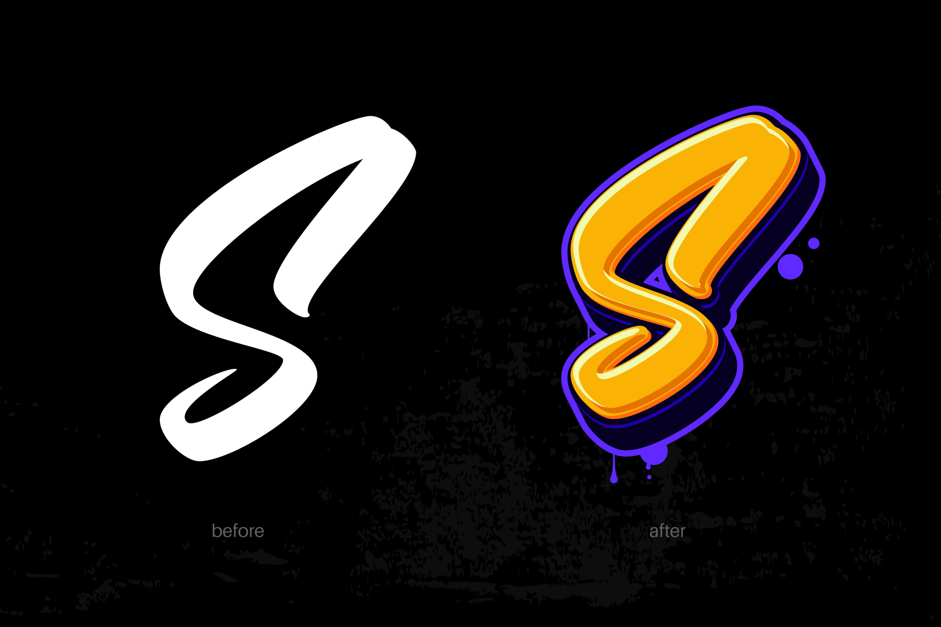 Vibrant Vector Lettering – Editable Text Effect for Stunning Designs ...