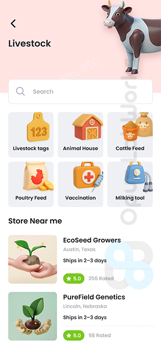 eCommerce App UI | Complete Agriculture App UI | All-in-1 Farming ...