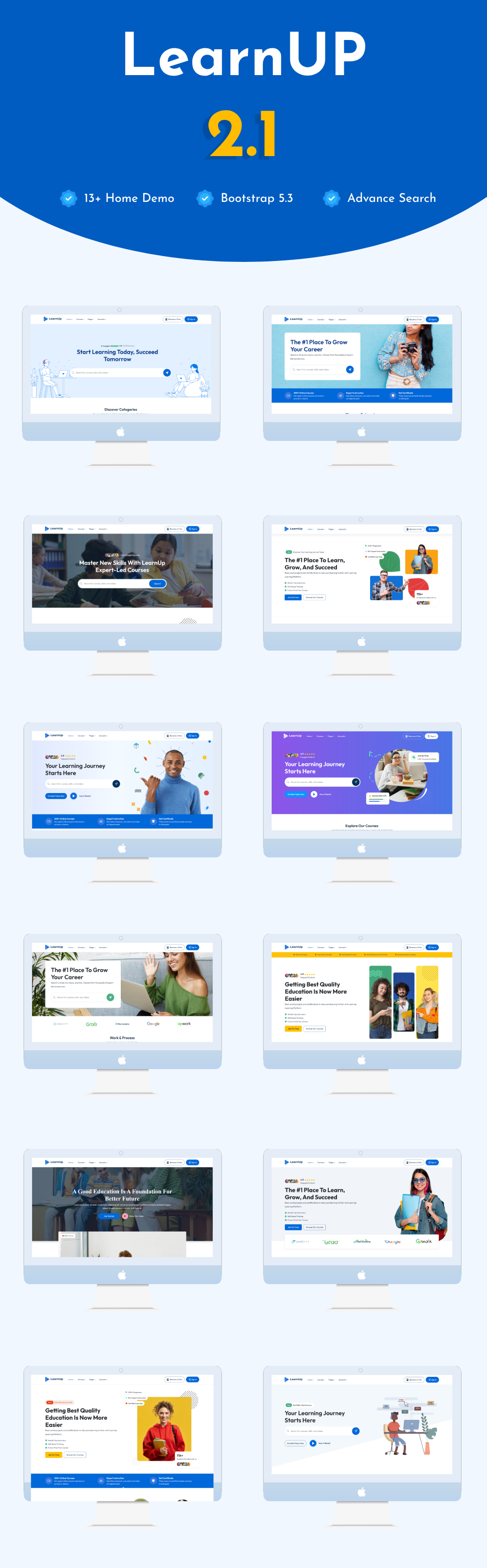 LearnUp - Education HTML Template by ThemezhubLayouts | ThemeForest