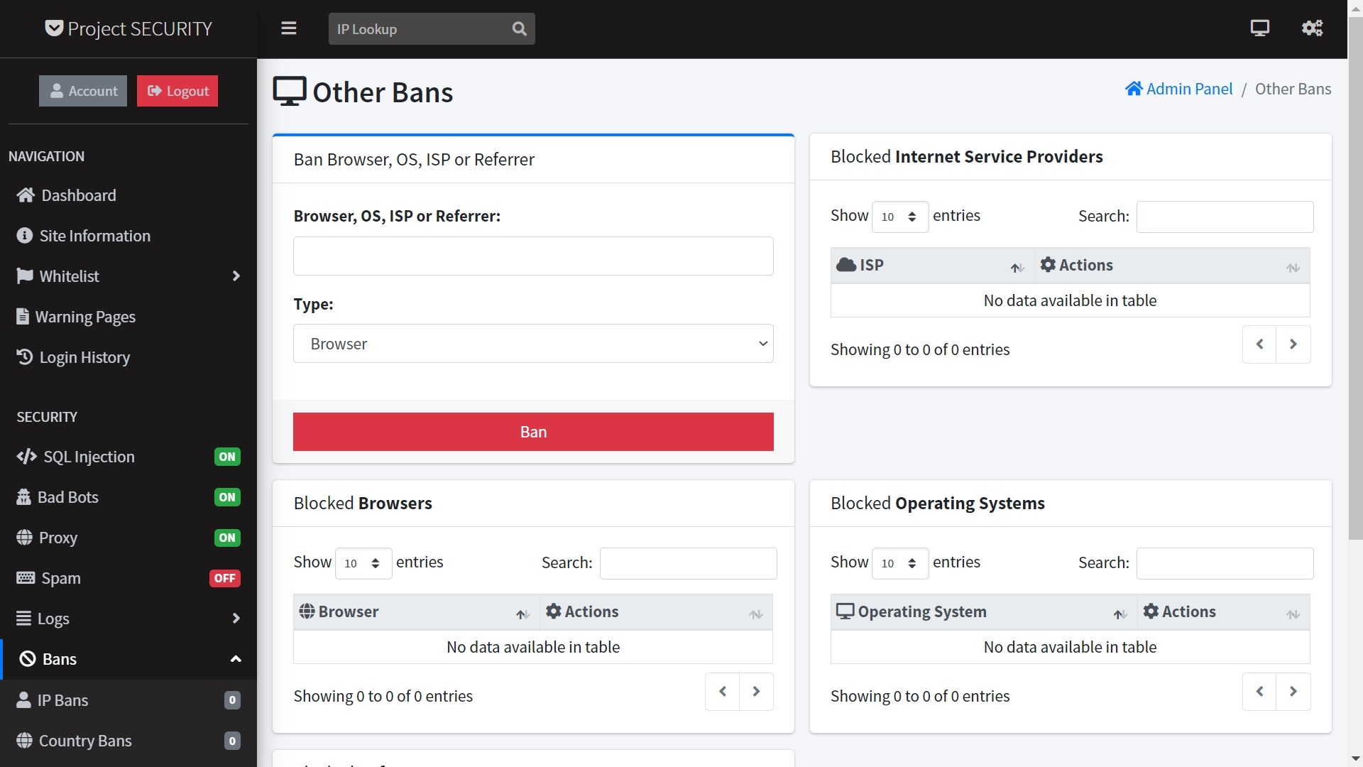 Project SECURITY – Website Security, Anti-Spam & Firewall by Antonov_WEB