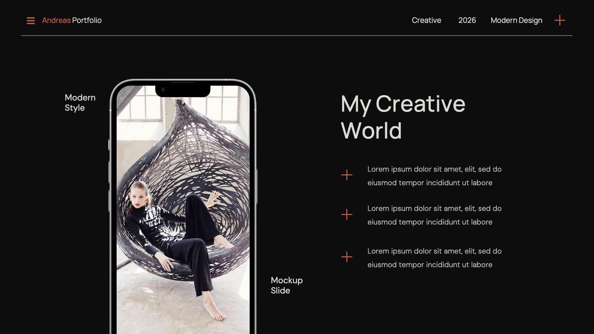 Creative Portfolio PowerPoint Template, Presentation Templates ...
