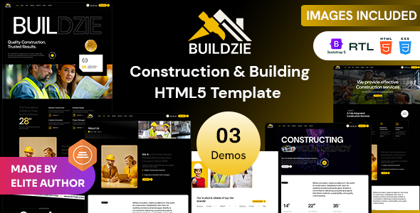 Buildzie - Construction HTML5 Template by ThemeHt | ThemeForest