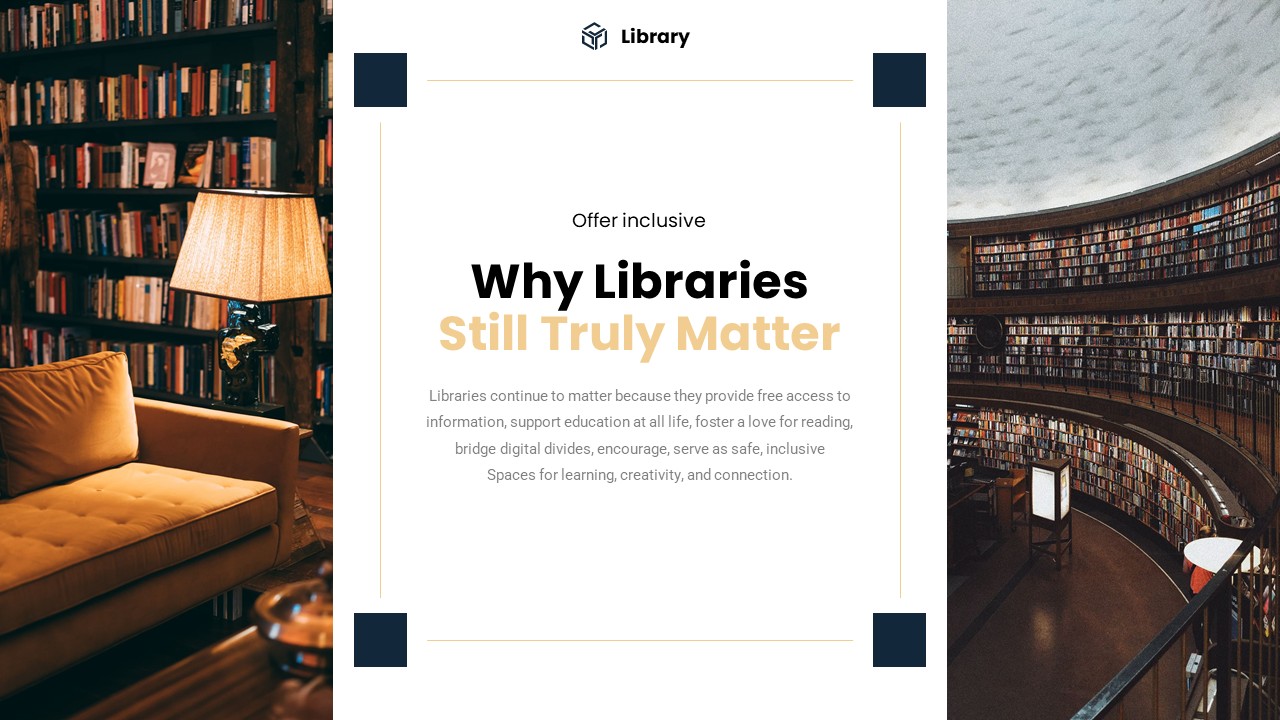 Library PowerPoint Template, Presentation Templates | GraphicRiver