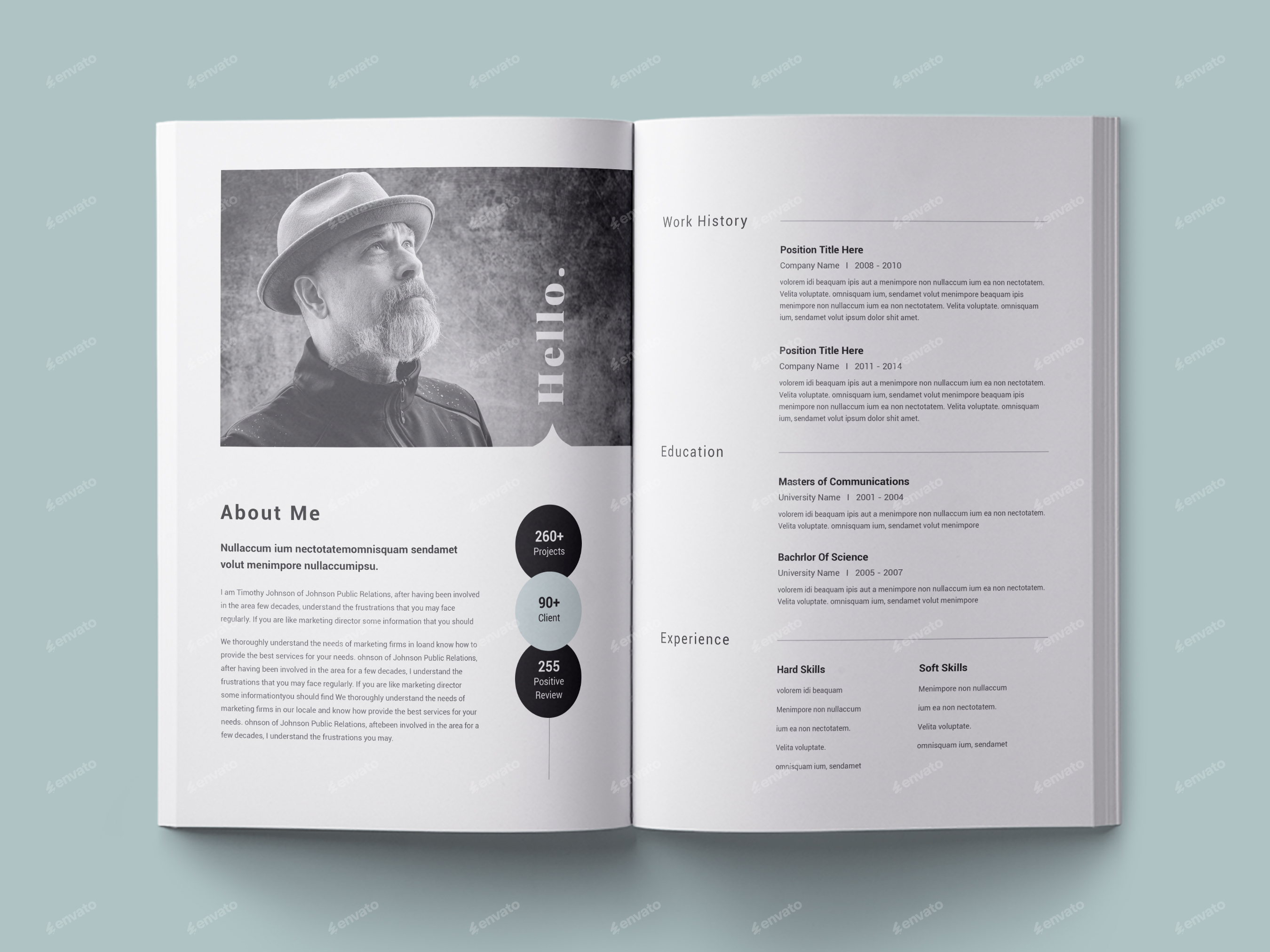 Business Portfolio Template, Marketing Portfolio, Print Templates ...
