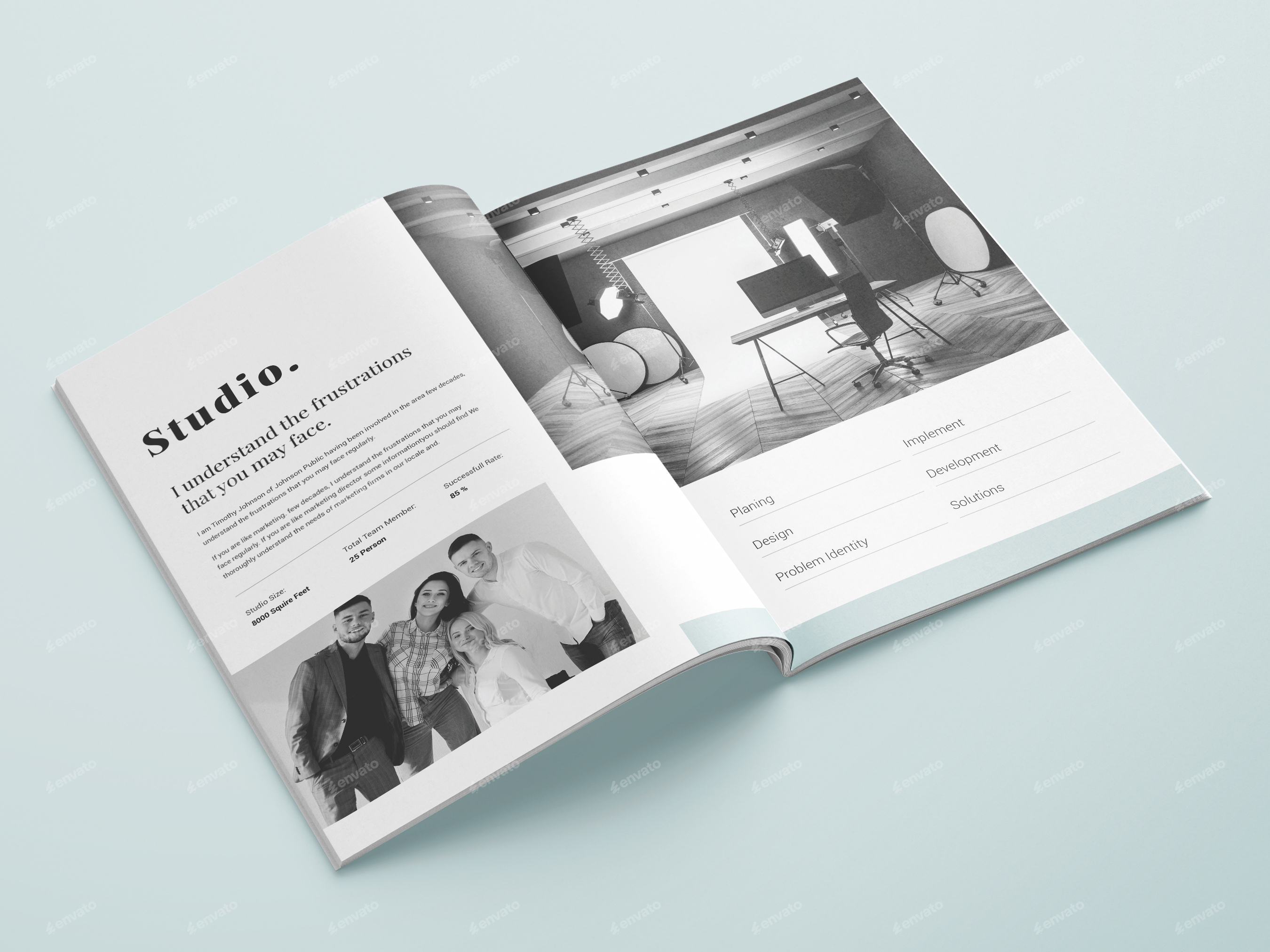 Business Portfolio Template, Marketing Portfolio, Print Templates ...