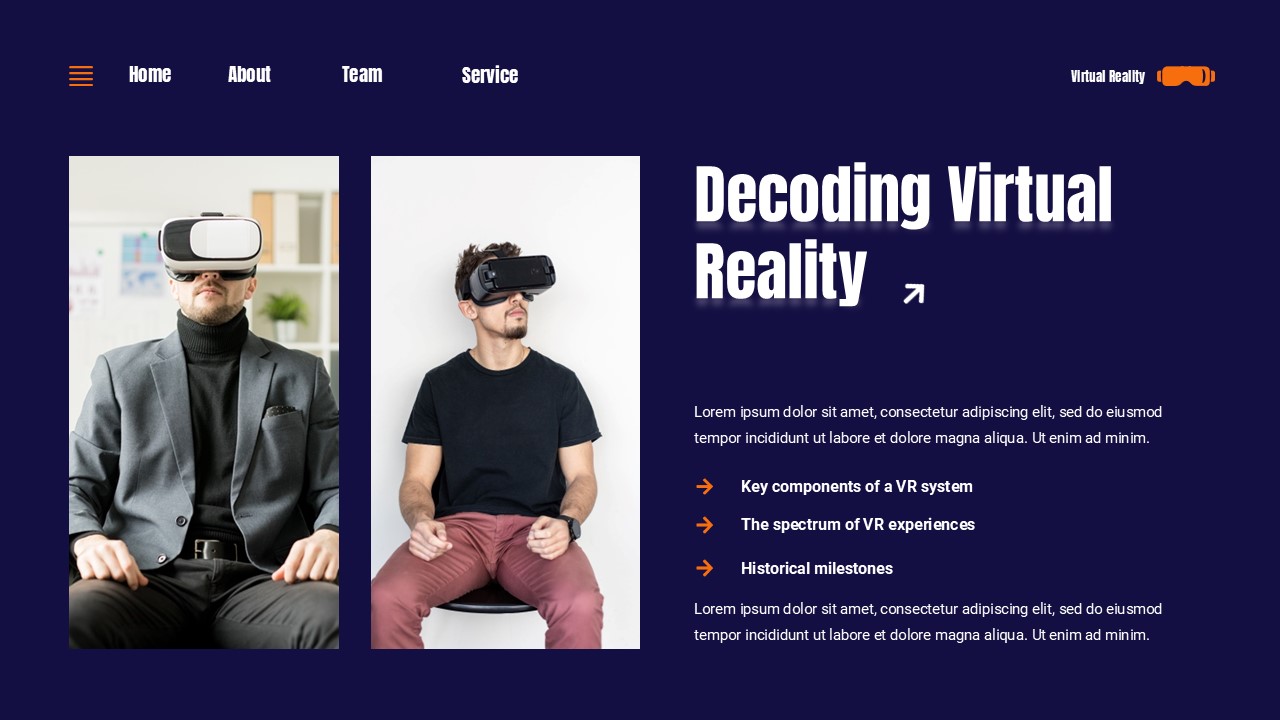 Virtual Reality Presentation, Presentation Templates | GraphicRiver