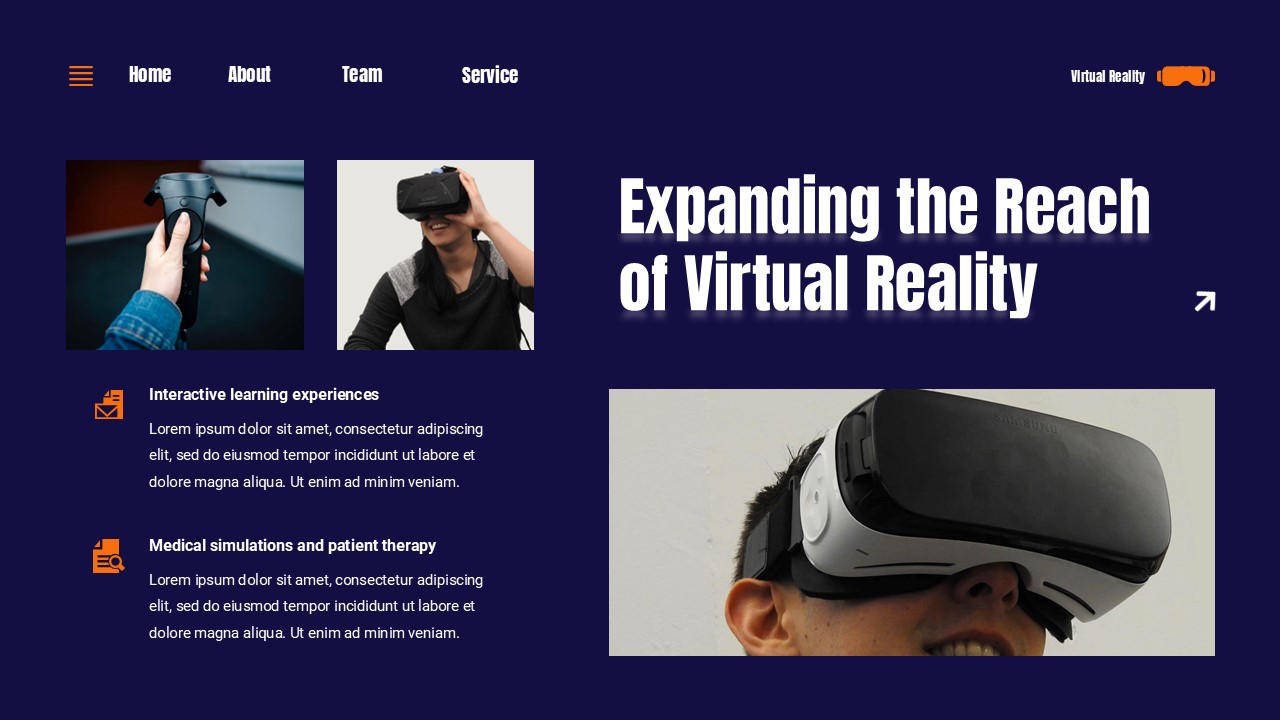 Virtual Reality Presentation, Presentation Templates | GraphicRiver