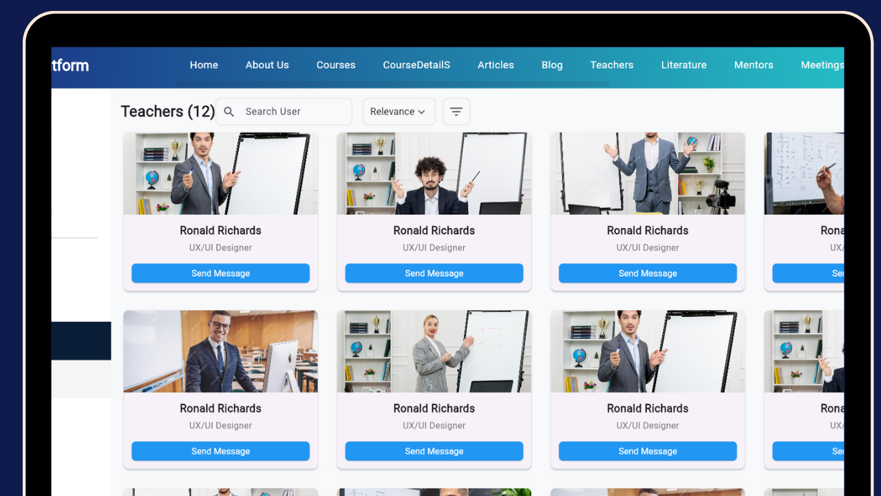 EduFlutter - Flutter Web LMS Template for eLearning & Online Courses by CodentraTech