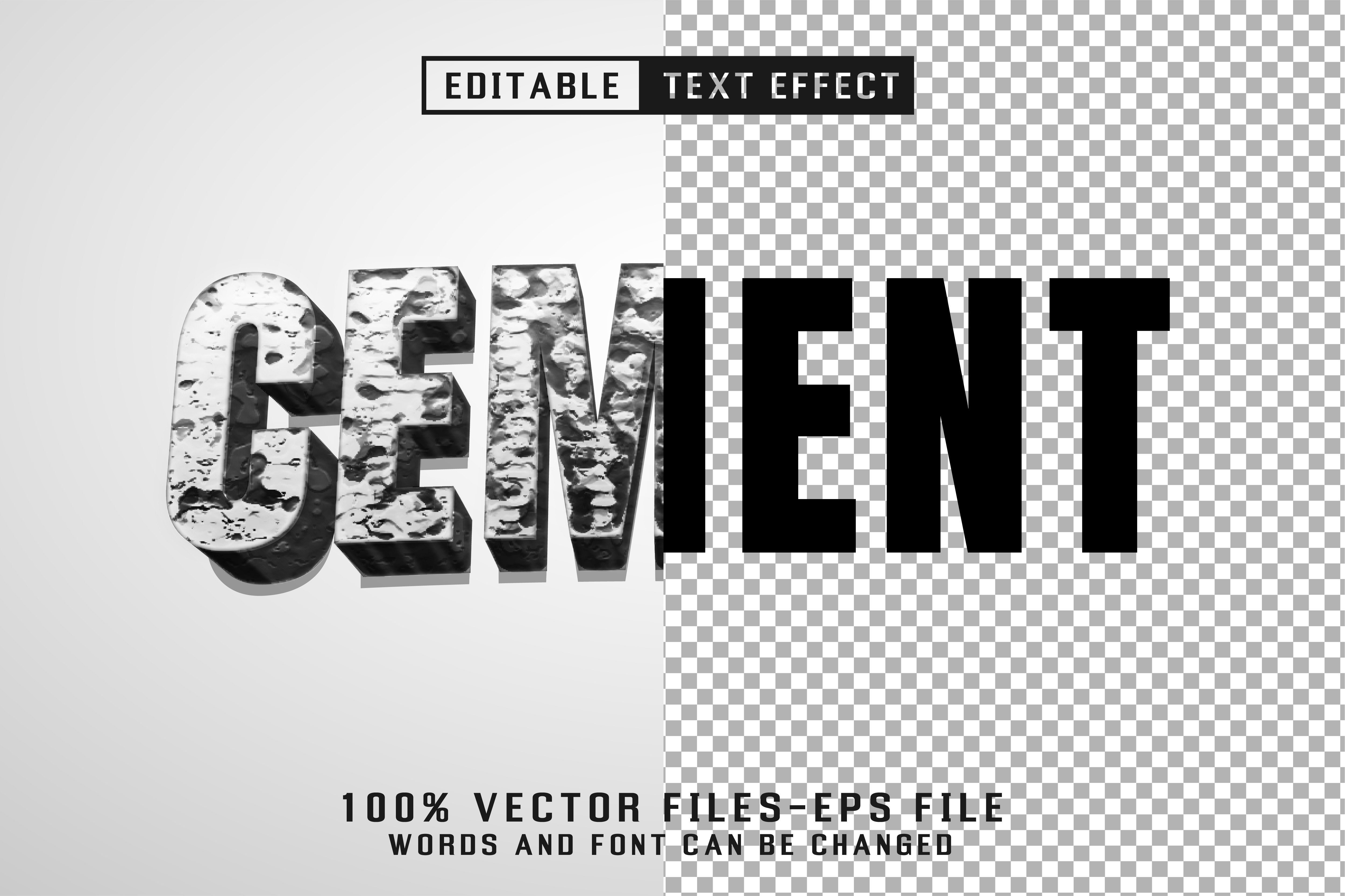 Cement 3d Text - Editable Text Effect, Add-ons | GraphicRiver