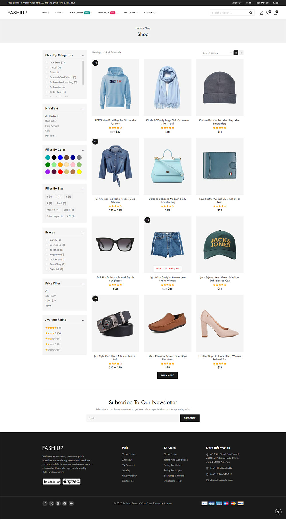 Fashiup - Fashion Apparel Store WordPress WooCommerce Theme by codezeel