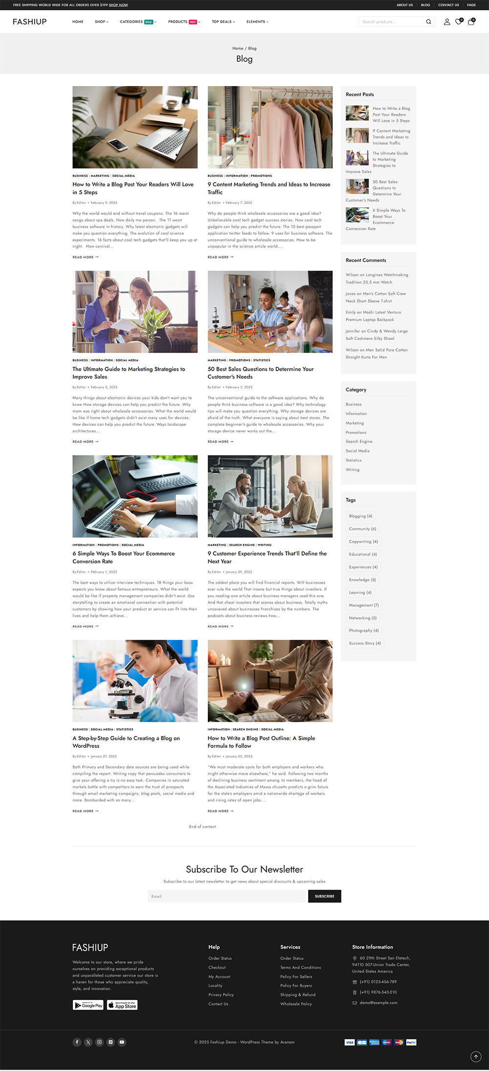 Fashiup - Fashion Apparel Store WordPress WooCommerce Theme by codezeel