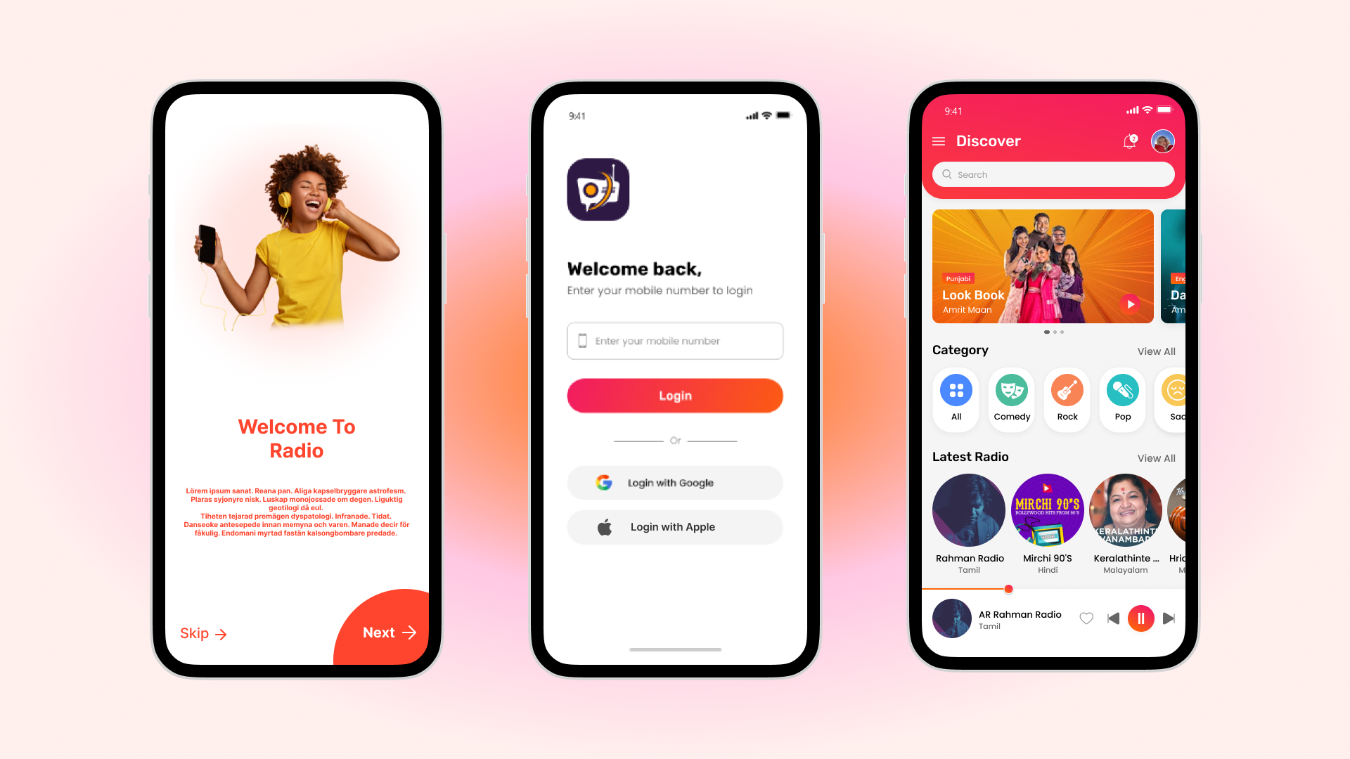 DTRadio - Online Radio, Podcasts & Live Events Flutter App (iOS - Android) with admin panel by ...