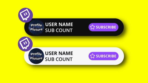 Twitch Subscribe CTA for DaVinci Resolve, DaVinci Resolve Templates