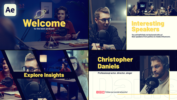 Intro - Podcast Intro, After Effects Project Files | VideoHive