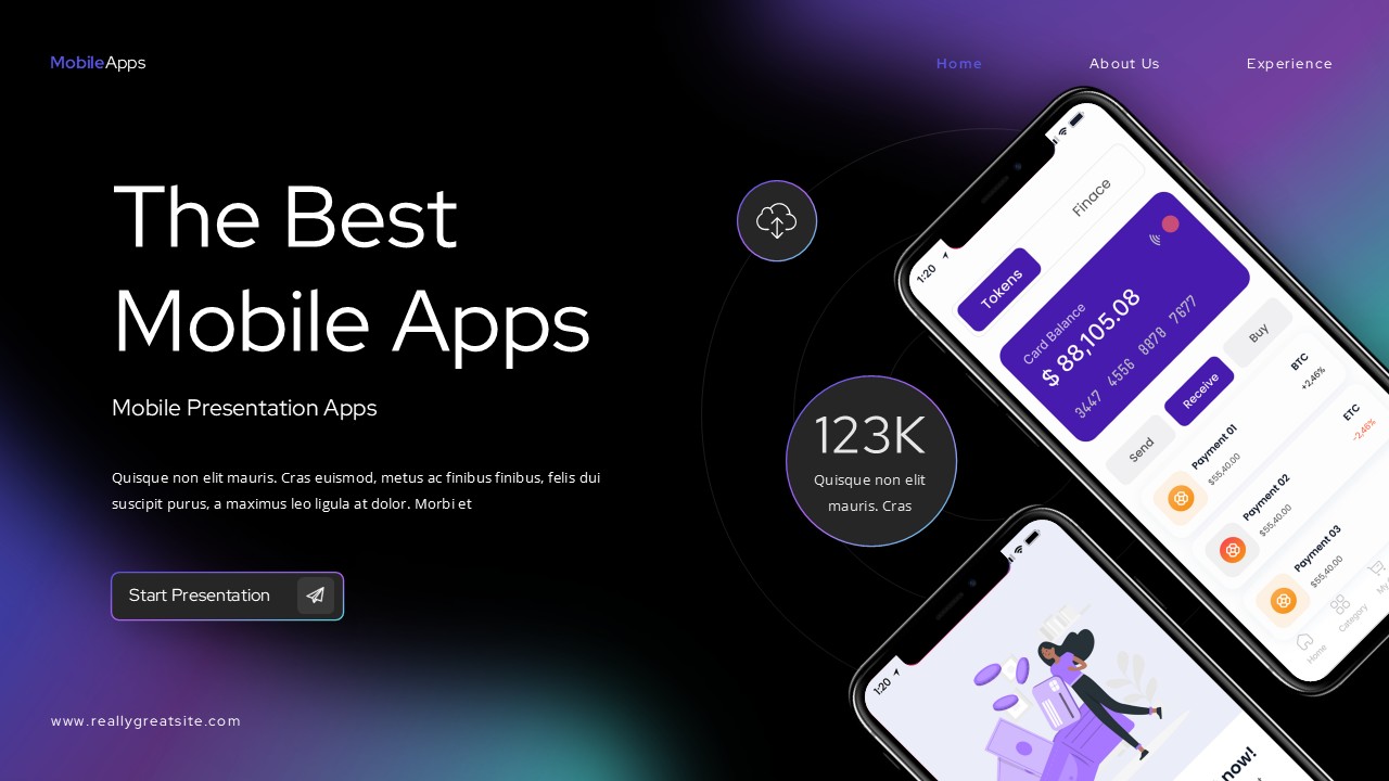 Mobile Apps Google Slide Presentation, Presentation Templates ...