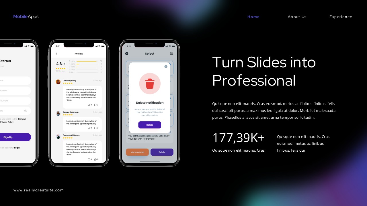 Mobile Apps Google Slide Presentation, Presentation Templates ...