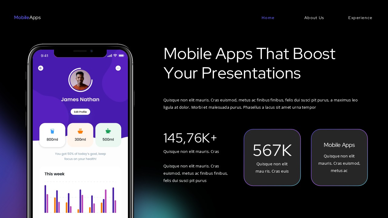 Mobile Apps Google Slide Presentation, Presentation Templates ...