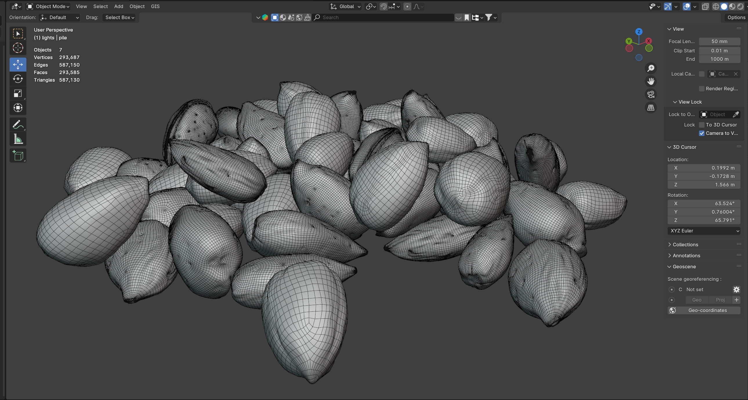 Almond Shell Pile by TurboCG | 3DOcean