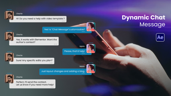 Text Message Chat, After Effects Project Files | VideoHive