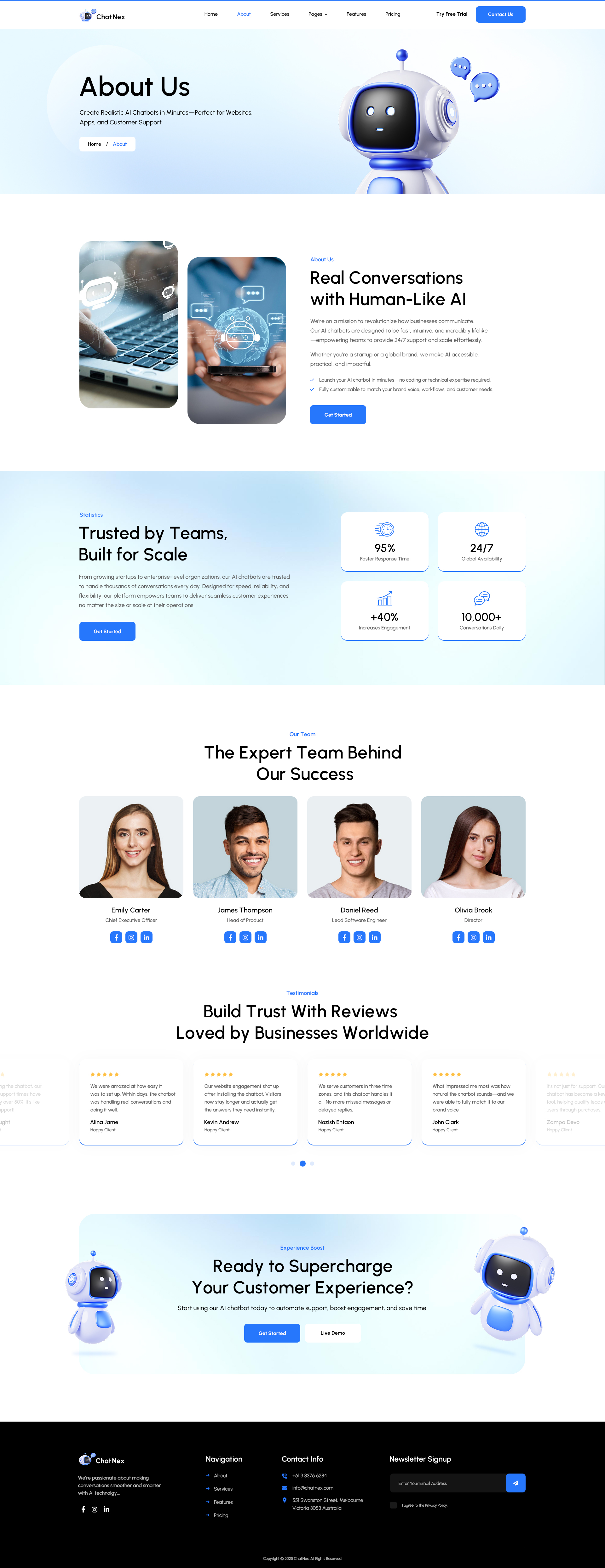 ChatNex | AI Chatbot PSD Design by designingmedia | ThemeForest