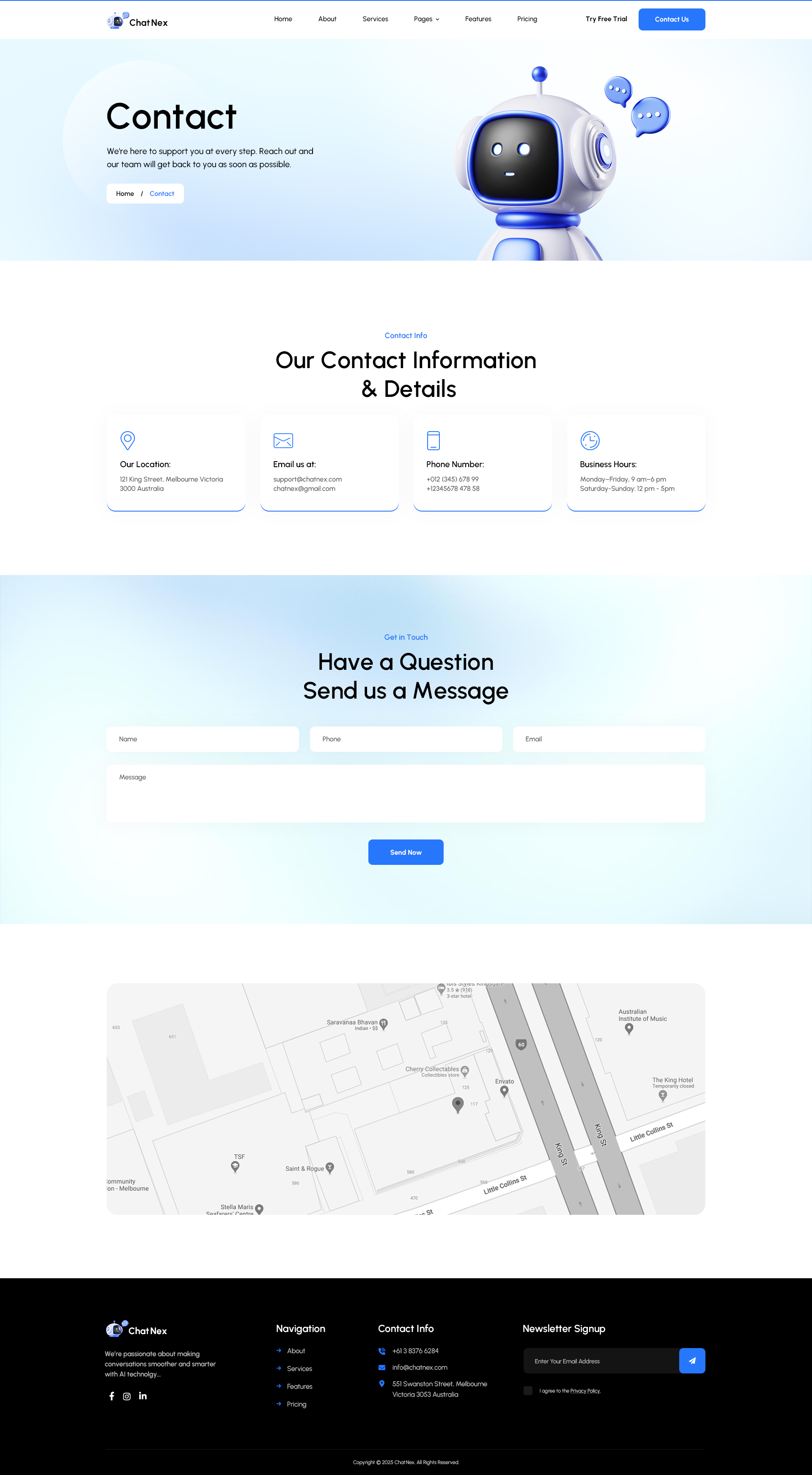 ChatNex | AI Chatbot PSD Design by designingmedia | ThemeForest