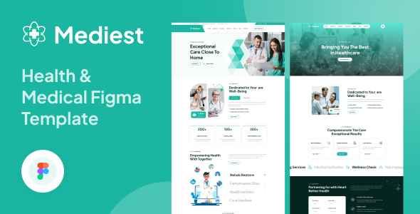 Mediest - Health & Medical Figma Template by ThemeFlowx | ThemeForest