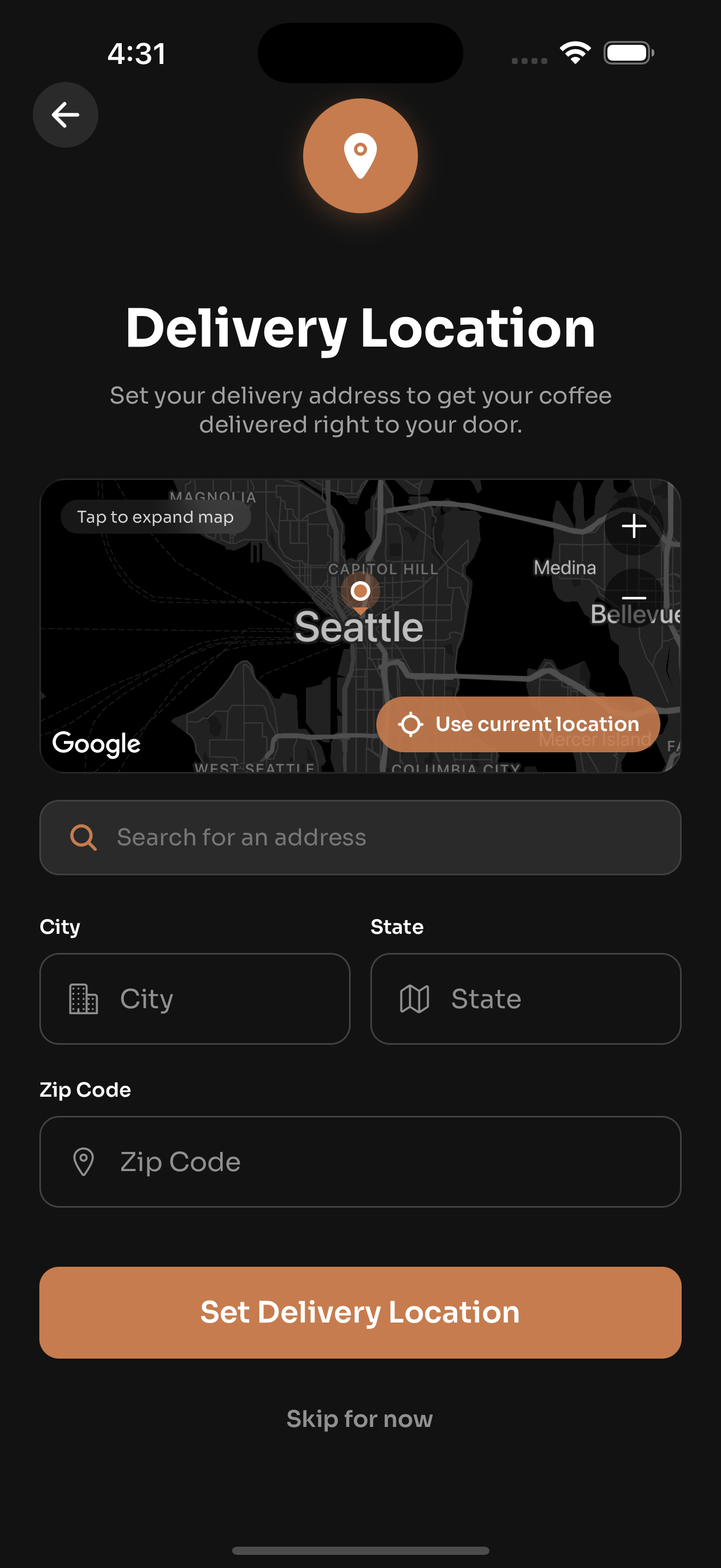 BeanDrop – Android & iOS Coffee Shop App UI Template | React Native ...