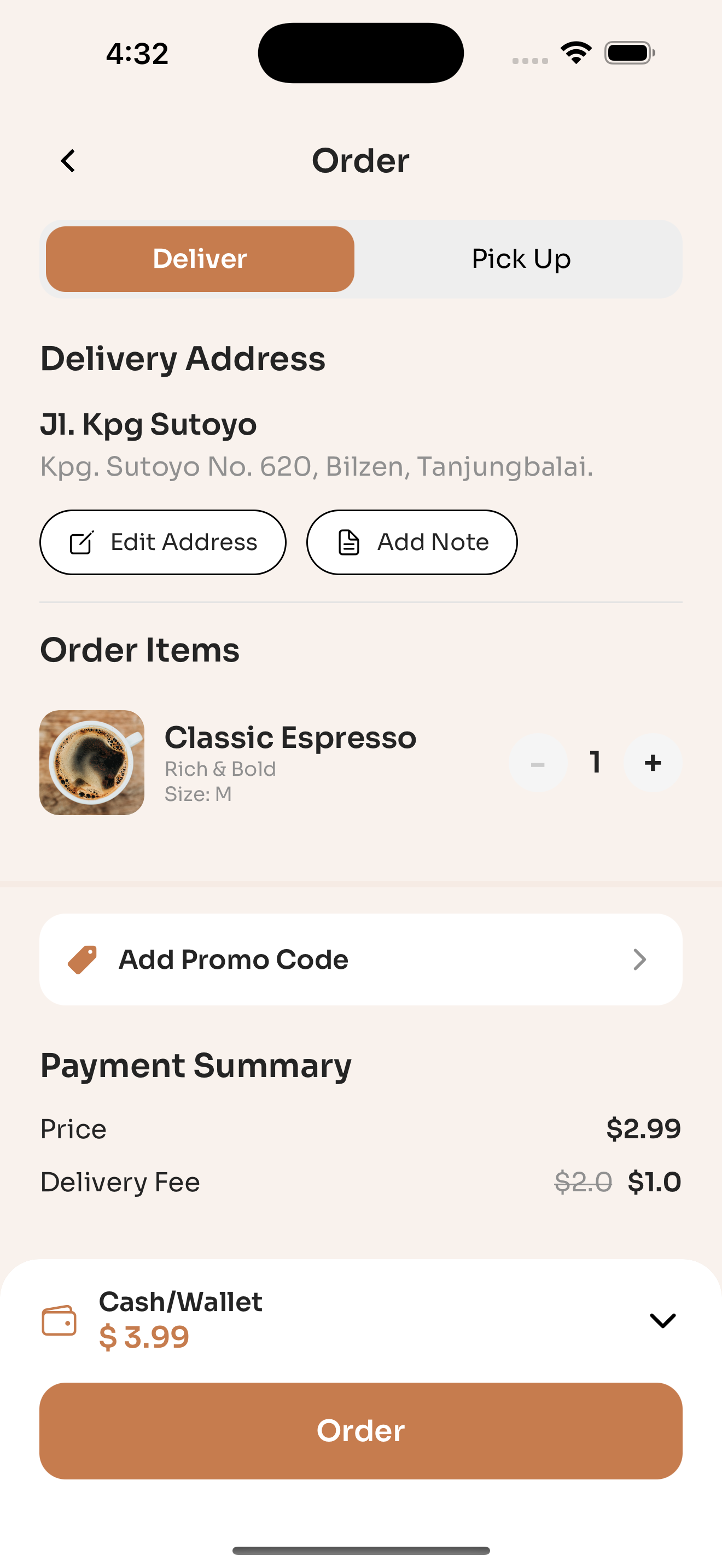 BeanDrop – Android & iOS Coffee Shop App UI Template | React Native, Expo, TypeScript, Mock API ...
