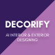 Decorify AI – Interior & Exterior Design Flutter UI Kit | AI Home ...