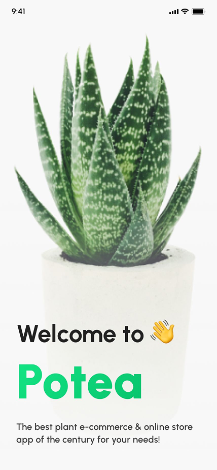 Potea - Plant Ecommerce & Online Store React Native Expo Ui Kit by lalaWeb