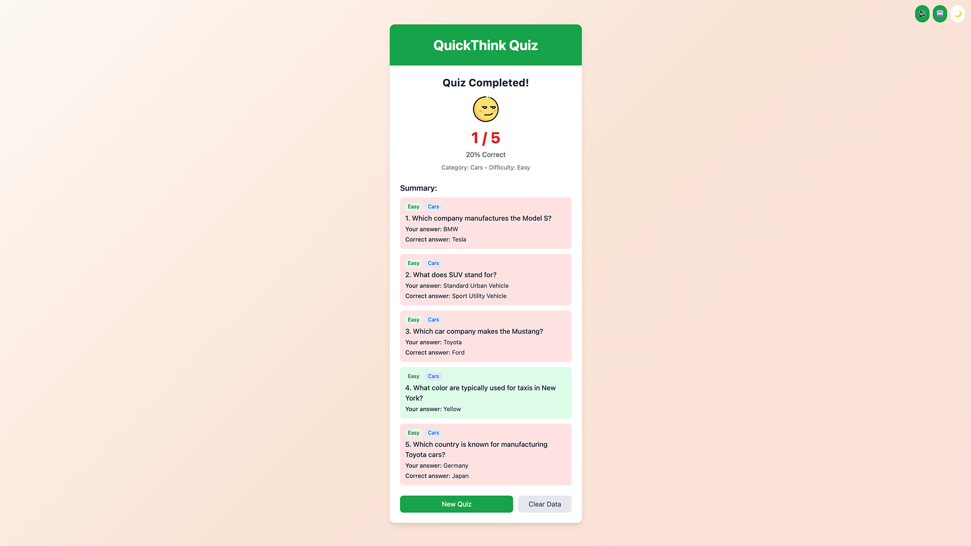 QuickThink Pro - Modern Vue.js Quiz Application by weblucas | CodeCanyon