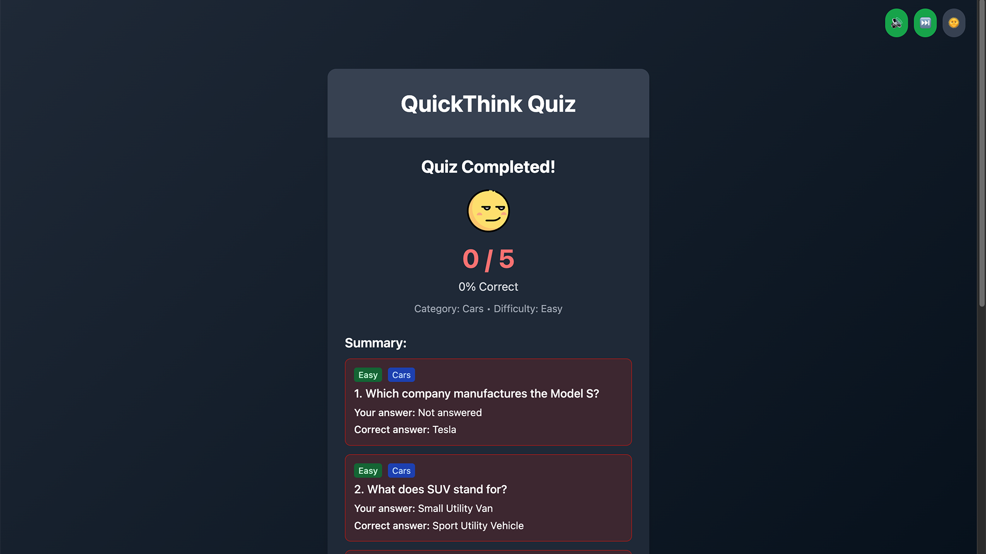 QuickThink Pro - Modern Vue.js Quiz Application by weblucas | CodeCanyon