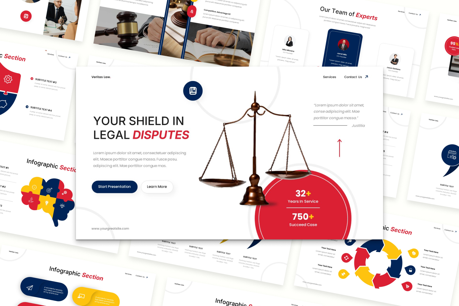 Law Firm PowerPoint Template, Presentation Templates | GraphicRiver