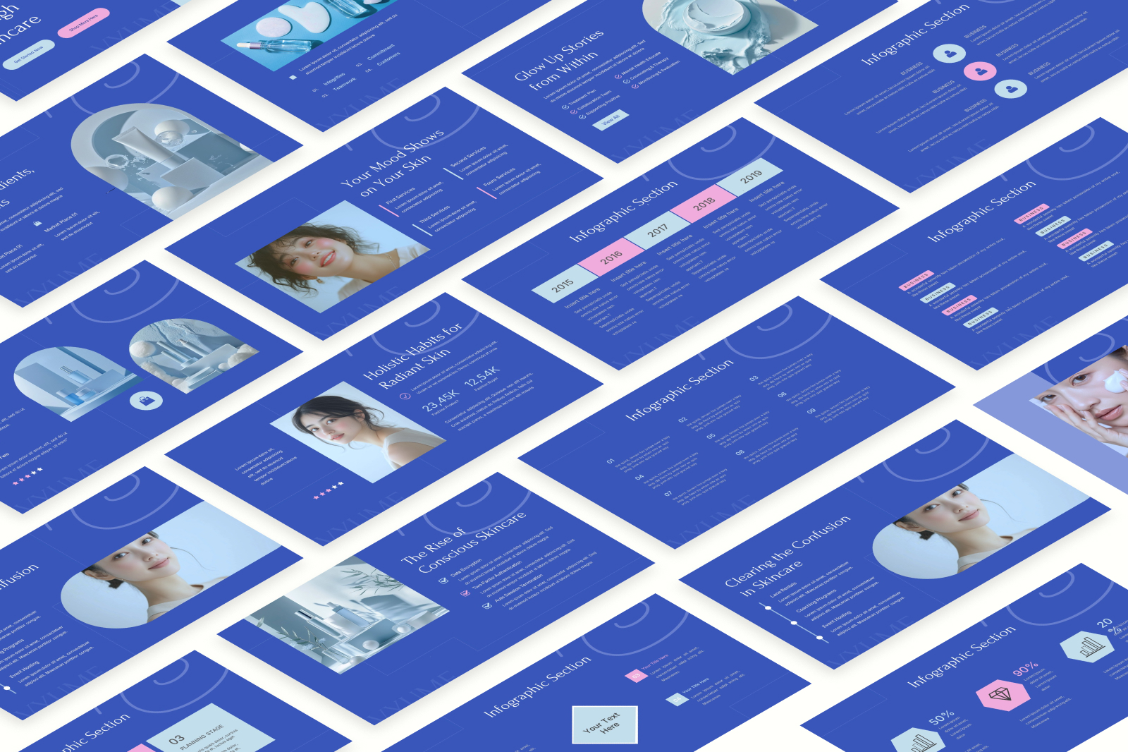 Beauty Skincare PowerPoint Template, Presentation Templates | GraphicRiver